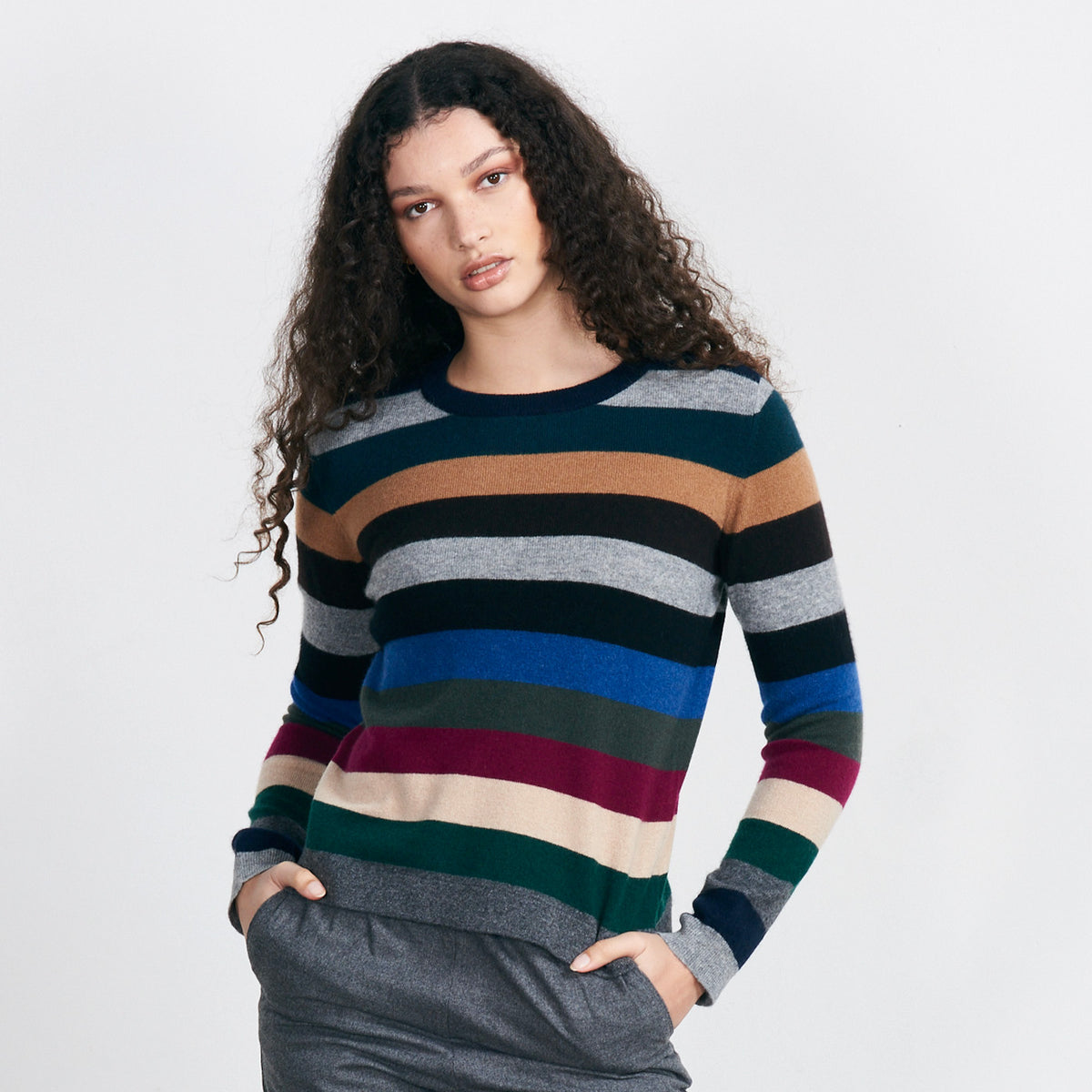 Leopard Rainbow Cashmere Cardigan – Jumper 1234