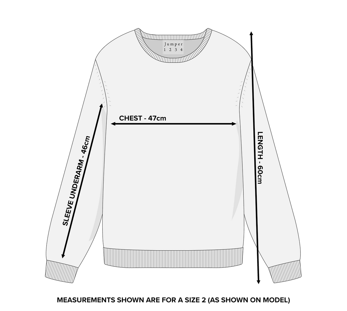 Fit Guide – Jumper 1234